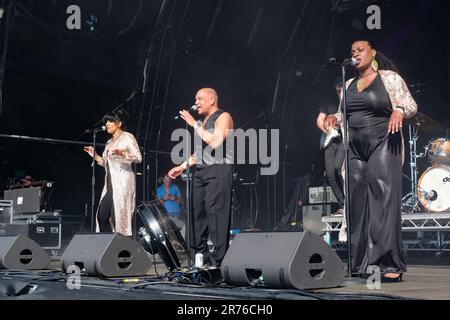 Steven Collazo von Odyssey tritt beim Cambridge Club Festival, 2023 ...