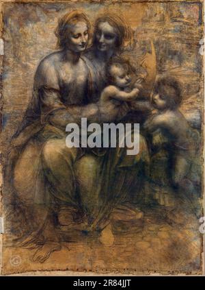 Die Jungfrau und das Kind mit der Heiligen Anna, ca. 1500 Maria und ...