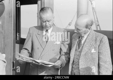 Derzeit 17-1951: Attlee und seine Ehefrau auf dem Dach des ...