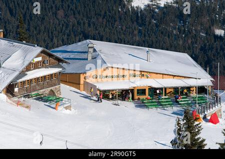 Restaurant 'Eisensteiner Huette', Hut, Grosser Arber, Bayerischer Wald ...