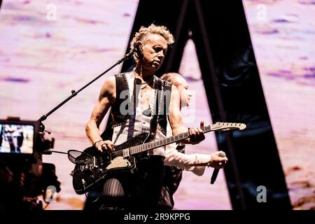 Kopenhagen, Dänemark. 27. Juni 2023. Die englische Band Depeche Mode ...