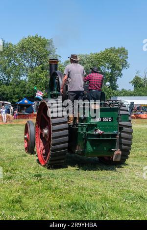 Dene Rally Steam and Vintage Show, 10. Jahrestag der Rallye im Juni ...