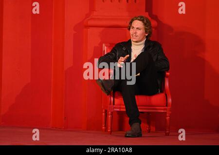 Oberammergau, Deutschland. 29. Juni 2023. Die Schauspieler Yannick ...