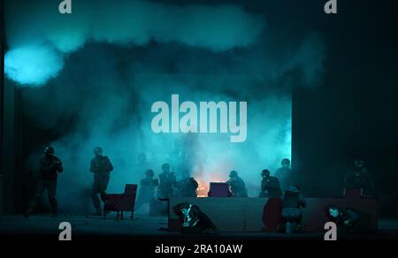 Oberammergau, Deutschland. 29. Juni 2023. Die Schauspieler Yannick ...