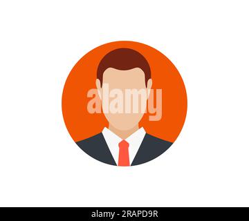 Männliche avatar Profilbild Mitarbeiters Vector Illustration Stock ...