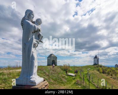 Puch bei Weiz, barocke calvary-Anlage auf dem Berg Kulm im Steirisches ...