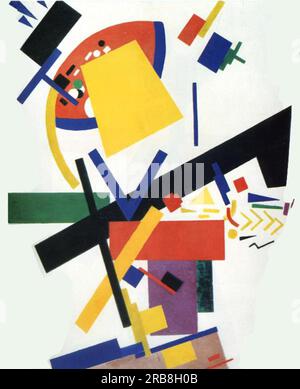 Kasimir Malewitsch, Suprematismus 1915 Öl auf Leinwand, russisches ...