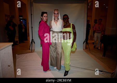 Coco Clever, Lou-Anne Gleissenebner und Noëlla Mbomba bei der Anja ...