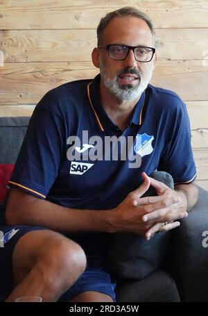 18. Juli 2023, Langauer Sportstadion, Kitzbuhl, Trainingslager TSG ...