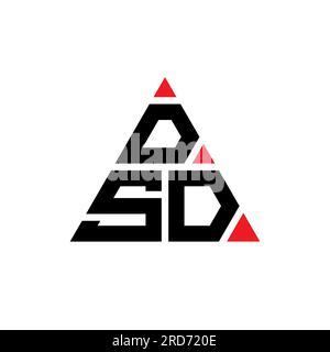 DSD-Logo in Polygonform. DSD-Polygon- und würfelförmiges Logo. DSD ...