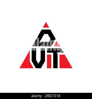 DVT-Logo mit Dreiecksbuchstaben und Dreiecksform. DVT-Dreieck-Logo ...
