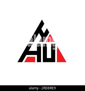 HHU-Logo mit Dreiecksbuchstaben und Dreiecksform. Monogramm mit HHU ...