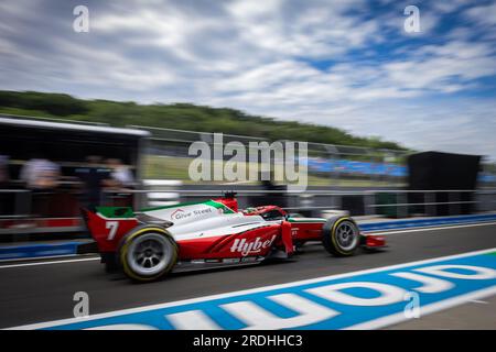 07 VESTI Frederik (dnk), Prema Racing, Dallara F2, Action während der 1 ...