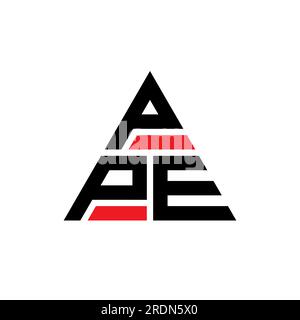 PSA-Logo mit Dreiecksbuchstaben und Dreiecksform. Monogramm mit dem PSA ...