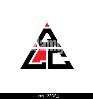 QLC-Logo mit dreieckigem Buchstaben in Dreiecksform. Monogramm mit QLC ...