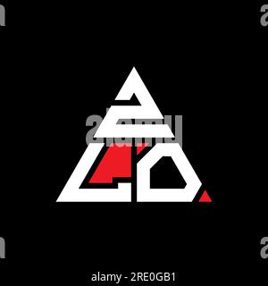 ZLO-Logo mit Dreiecksbuchstaben und Dreiecksform. ZLO-Dreieck-Logo ...