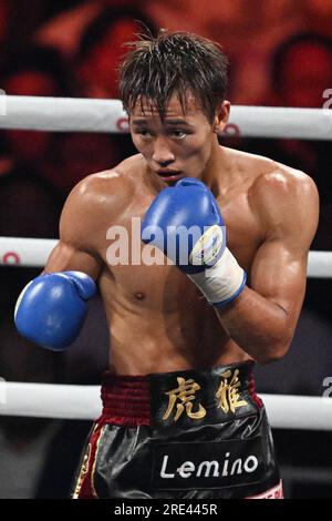 Ariake Arena Tokio, Japan. 25. Juli 2023. L-R) Robeisy Ramirez (CUB ...