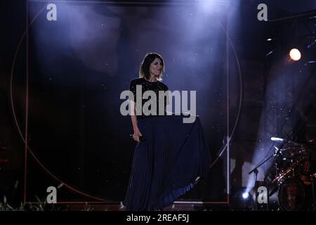 Blu Live Outdoor Tour von Giorgia auf dem Anima Festival in Cevere (CN ...