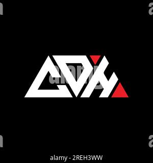 CDH-Logo mit dreieckigem Buchstaben in Dreiecksform. CDH-Dreieck-Logo ...