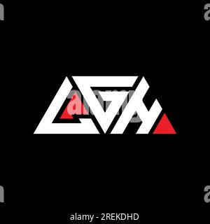 LGH-Logo mit dreieckigem Buchstaben in Dreiecksform. LGH-Dreieck-Logo ...