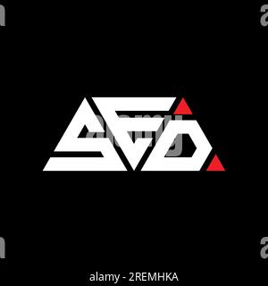 Logo mit SED-Buchstaben und Polygonform. SED-Polygon- und ...
