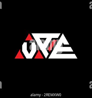 VAE-Logo mit dreieckigem Buchstaben und dreieckiger Form. Monogramm mit ...