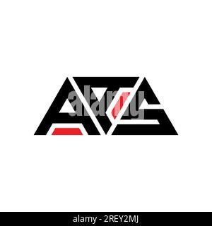 AAS-Logo mit Dreiecksbuchstaben und Dreiecksform. Monogramm mit AAS ...