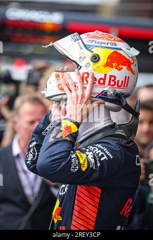 #01 Max Verstappen, (NED) Oracle Red Bull Racing, Honda während des belgischen GP, Spa ...