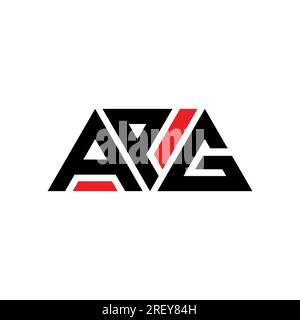 APG-Logo mit Dreiecksbuchstaben und Dreiecksform. Monogramm mit dem APG ...