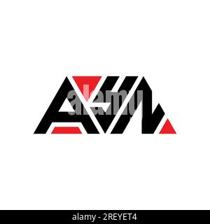 LOGO mit DREIECKIGEM AYN-Buchstaben und Dreiecksform. Monogramm mit AYN ...