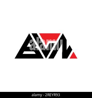 BLN-Logo mit Dreiecksbuchstaben und Dreiecksform. BLN-Dreieck-Logo ...