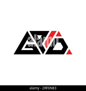 GPD-Logo mit Dreiecksbuchstaben und Dreiecksform. Monogramm mit dem GPD ...