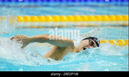William Ellard aus Großbritannien in Aktion während der Herren 200m S14 ...