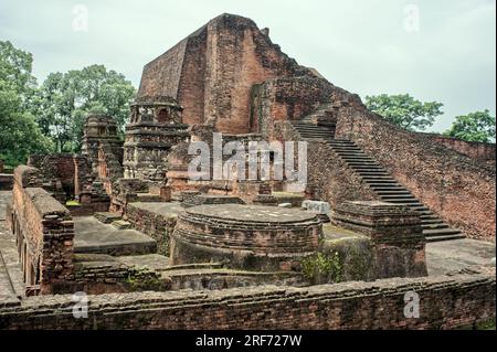 08 26 2008 Uhr antikes Magadha Nalanda mahavihara, UNESCO ...