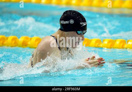 Rebecca Redfern aus Großbritannien im Frauen-Breaststroke-SB13-Finale ...