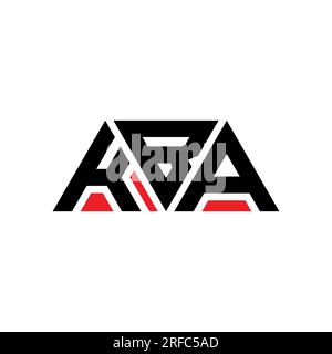 KBA-Logo mit Dreiecksbuchstaben und Dreiecksform. KBA-Dreieck-Logo ...
