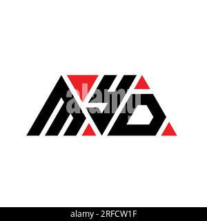 „MYD“-Logo mit dreieckigem Buchstaben in Dreiecksform. MYD-Dreieck-Logo ...