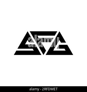 SFC-Logo mit Dreiecksbuchstaben und Dreiecksform. Monogramm mit SFC ...