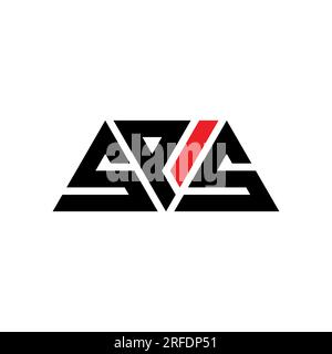 SPS-Logo mit Dreiecksbuchstaben und Dreiecksform. SPS Dreieck Logo ...