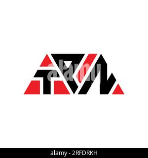TPN-Logo mit dreieckigem Buchstaben und dreieckiger Form. TPN-Dreieck ...