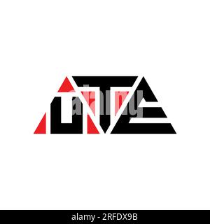 UTE-Logo mit dreieckigem Buchstaben in Dreiecksform. MONOGRAMM MIT DEM ...