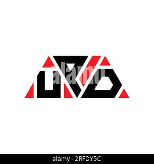 UPD-Logo mit Dreiecksbuchstaben und Dreiecksform. Monogramm mit UPD ...