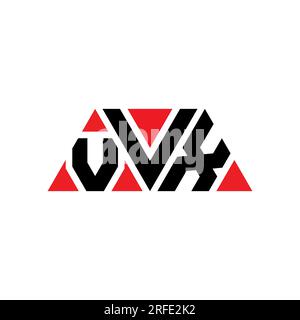 VVX-Logo mit Dreiecksbuchstaben und Dreiecksform. VVX-Dreieck-Logo ...