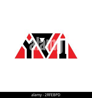 YPI-Logo mit Dreiecksbuchstaben und Dreiecksform. Monogramm mit YPI ...