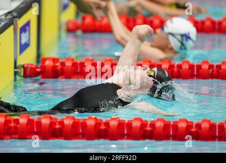 Ellie Challis aus Großbritannien im Backstroke S3-Finale der Frauen 50m ...