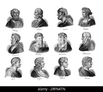 Alcaeus und Sappho Stockfotografie - Alamy