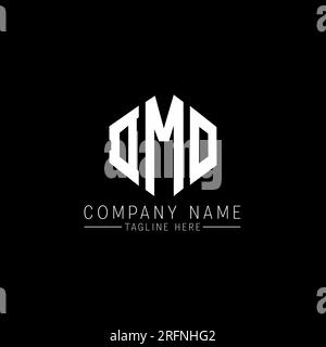 DMO-Logo in Polygonform. DMO-Polygon- und würfelförmiges Logo ...