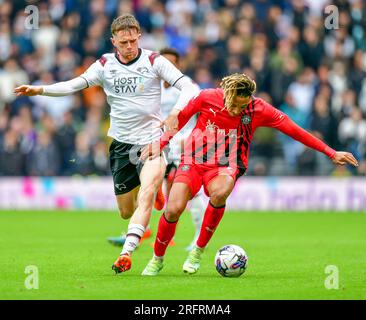 Derby, Großbritannien. 05. Aug. 2023. Scott SMITH (Wigan Athletic) auf ...