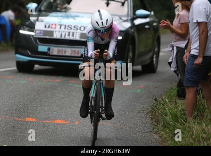 WYLLIE Ella von Lifeplus Wahoo während der Tour de France Femmes avec ...