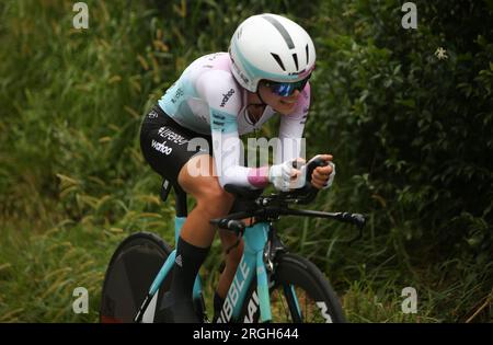 WYLLIE Ella von Lifeplus Wahoo während der Tour de France Femmes avec ...